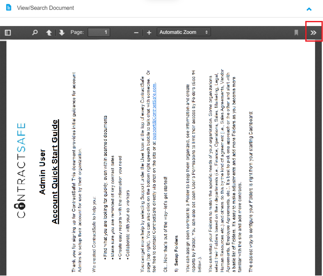 How To Rotate Your Documents In The View Document Section 